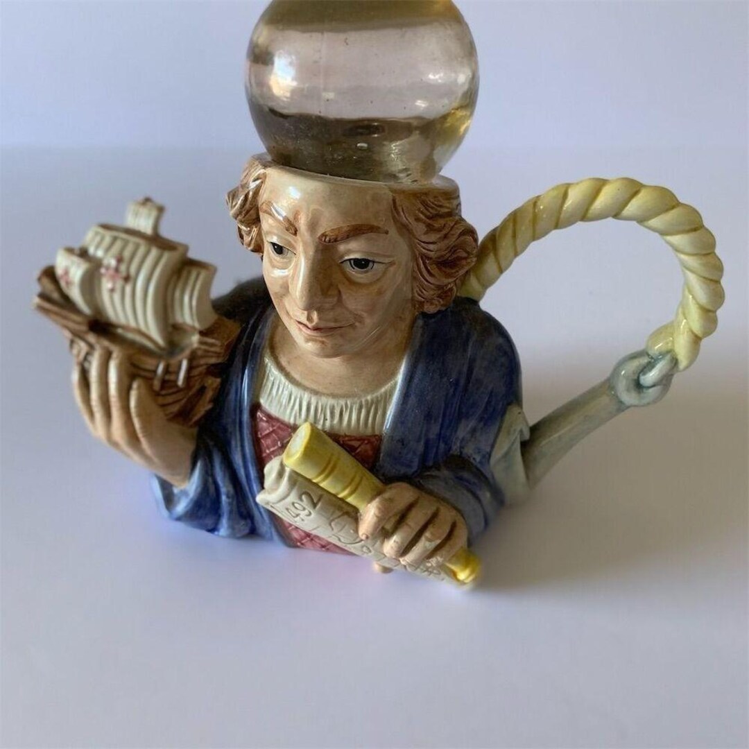 Fitz and Floyd Christopher Columbus Teapot Limited Edition Collectible ...