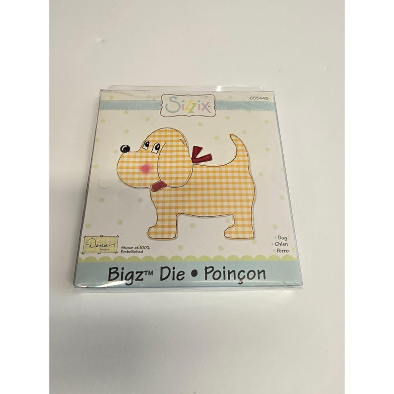 Sizzix Bigz Die 655443 Dena Designs Dog Chien Perro Puppy Steel Rule ...