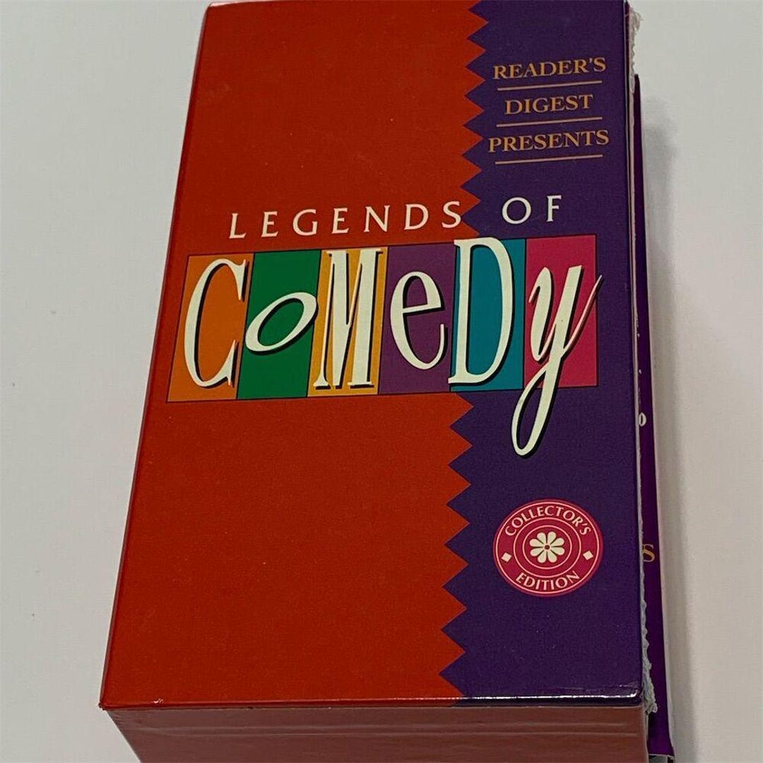 Legends of Comedy Collector's Edition VHS Set Reader's Digest 1920s-60s ...