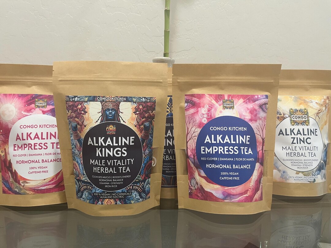 Alkaline Zinc Tea | Powerful Male | 100% Vegan Organic Herbal Plant ...