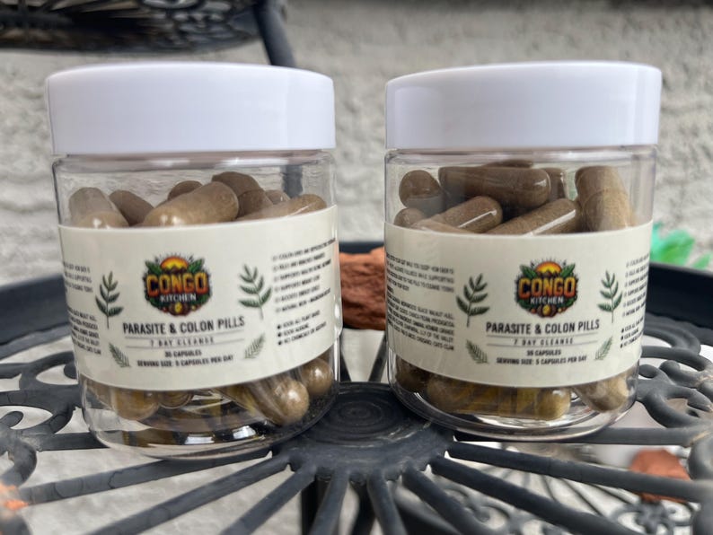 7-day Parasite & Colon Cleanse Capsules: Herbal Detox - Etsy Australia