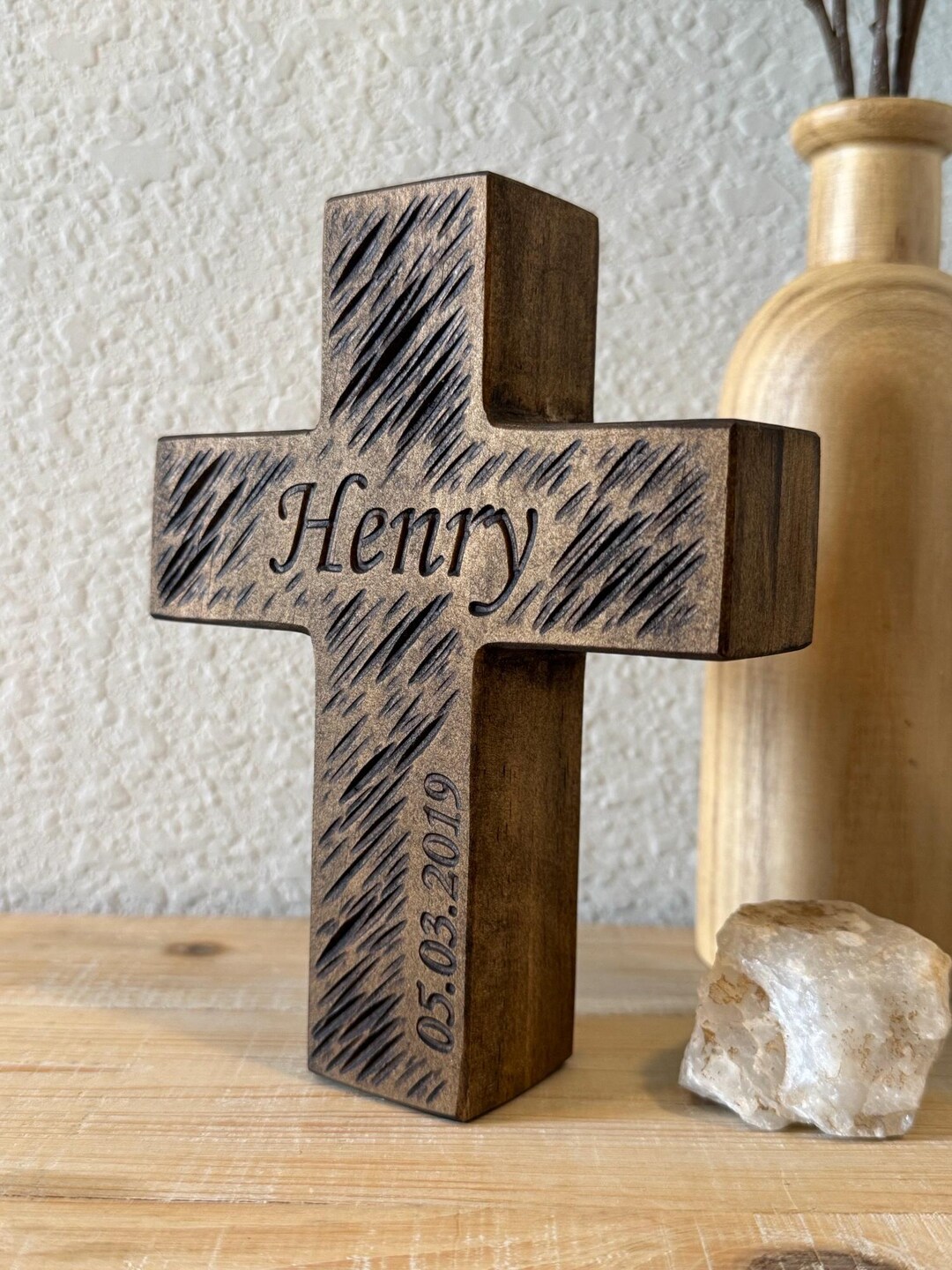 Personalized Cross, Engraved Cross, Christian Gift, Baptism Gift ...
