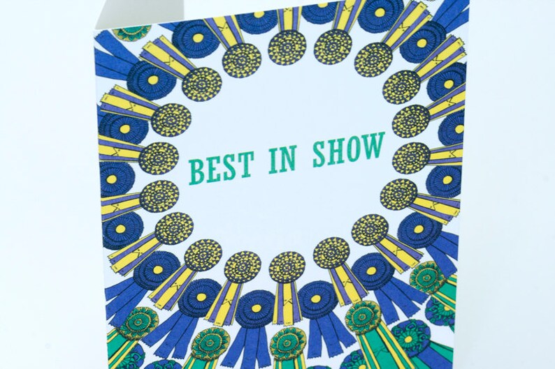 SALE Congratulations Greeting Card Best in Show 50% Off - Etsy