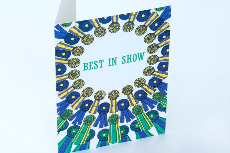 SALE Congratulations Greeting Card Best in Show 50% Off - Etsy