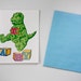 SALE - Baby Congratulations Card - Baby T-rex Dinosaur - 60% Off - Etsy