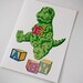 SALE - Baby Congratulations Card - Baby T-rex Dinosaur - 60% Off - Etsy