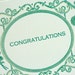 SALE Congratulations Letterpress Card Ambrose 60% Off - Etsy