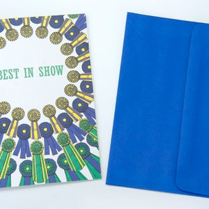 SALE - Congratulations Greeting Card - Best in Show - 50% Off - Etsy