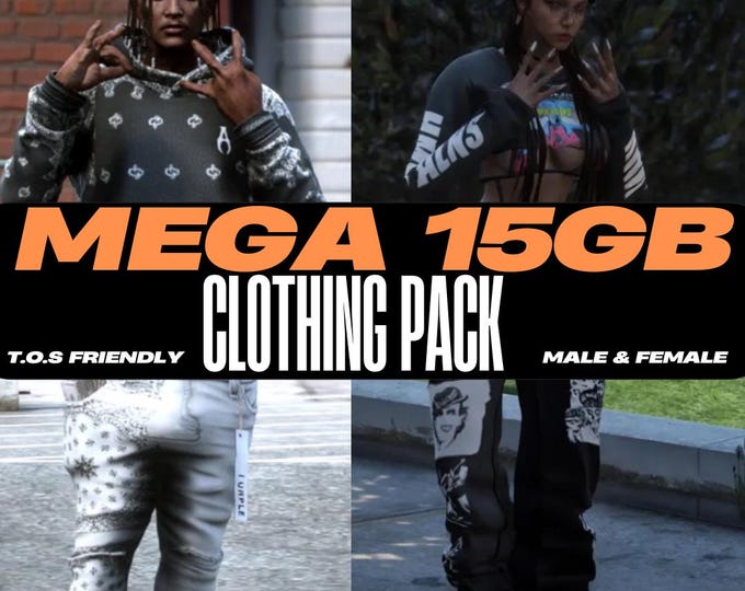 Fivem Mega Male&female Clothes Pack | Fivem Clothing Pack | Fivem | Clothing Pack Fivem | High ...