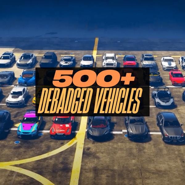 Debadged Fivem Car Packs - Etsy
