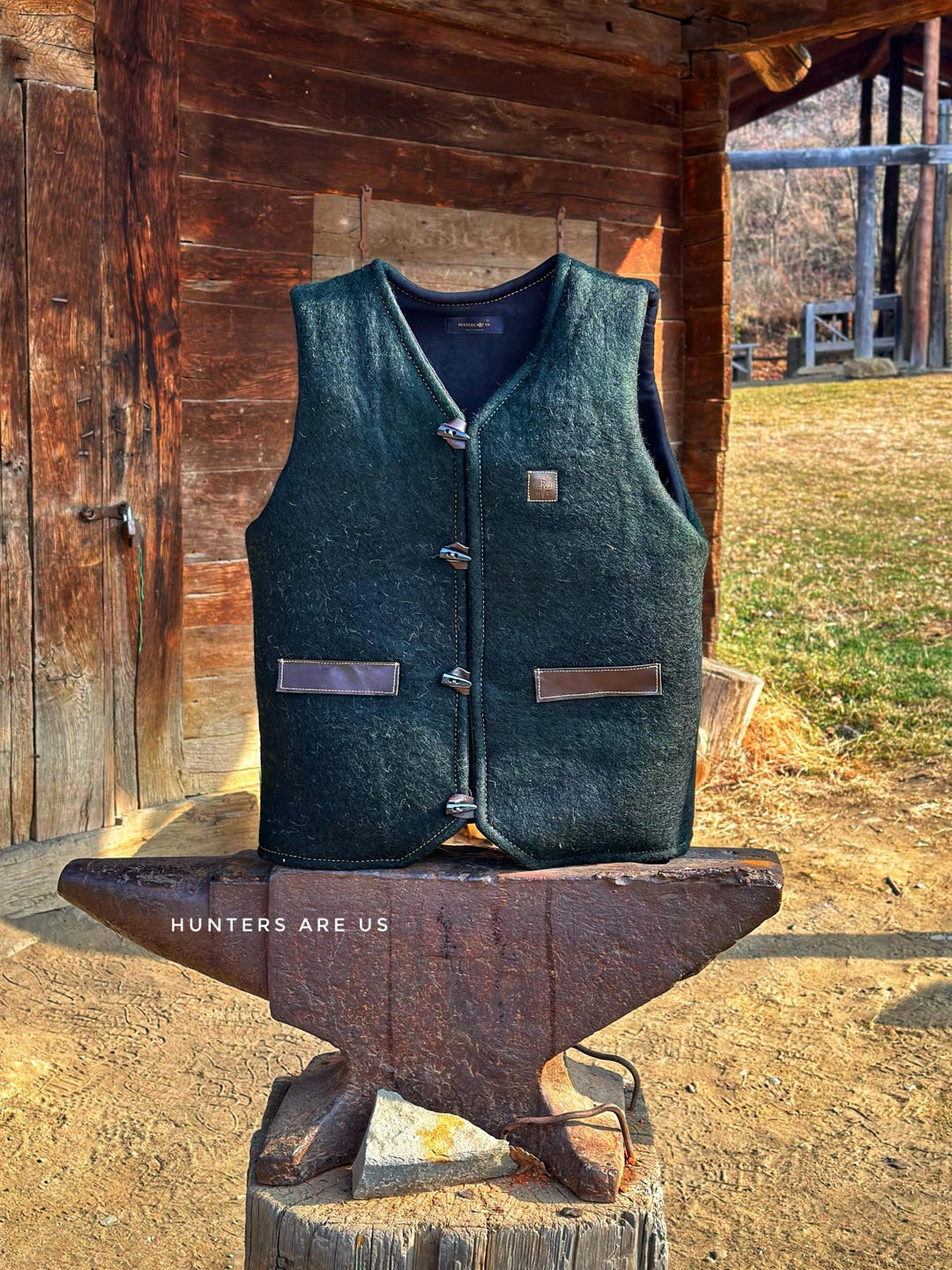 Wool Felt Vest - Hand Crafted Vest - Gentlemen's Vest - Exclusive Vest ...