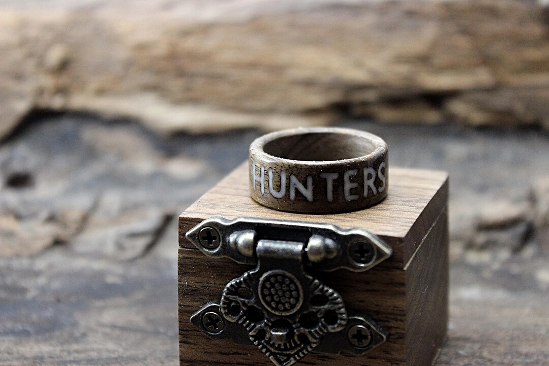 Exclusive Ring - Walnut Wood Ring - Handmade Ring - Gift for Hunter - Etsy