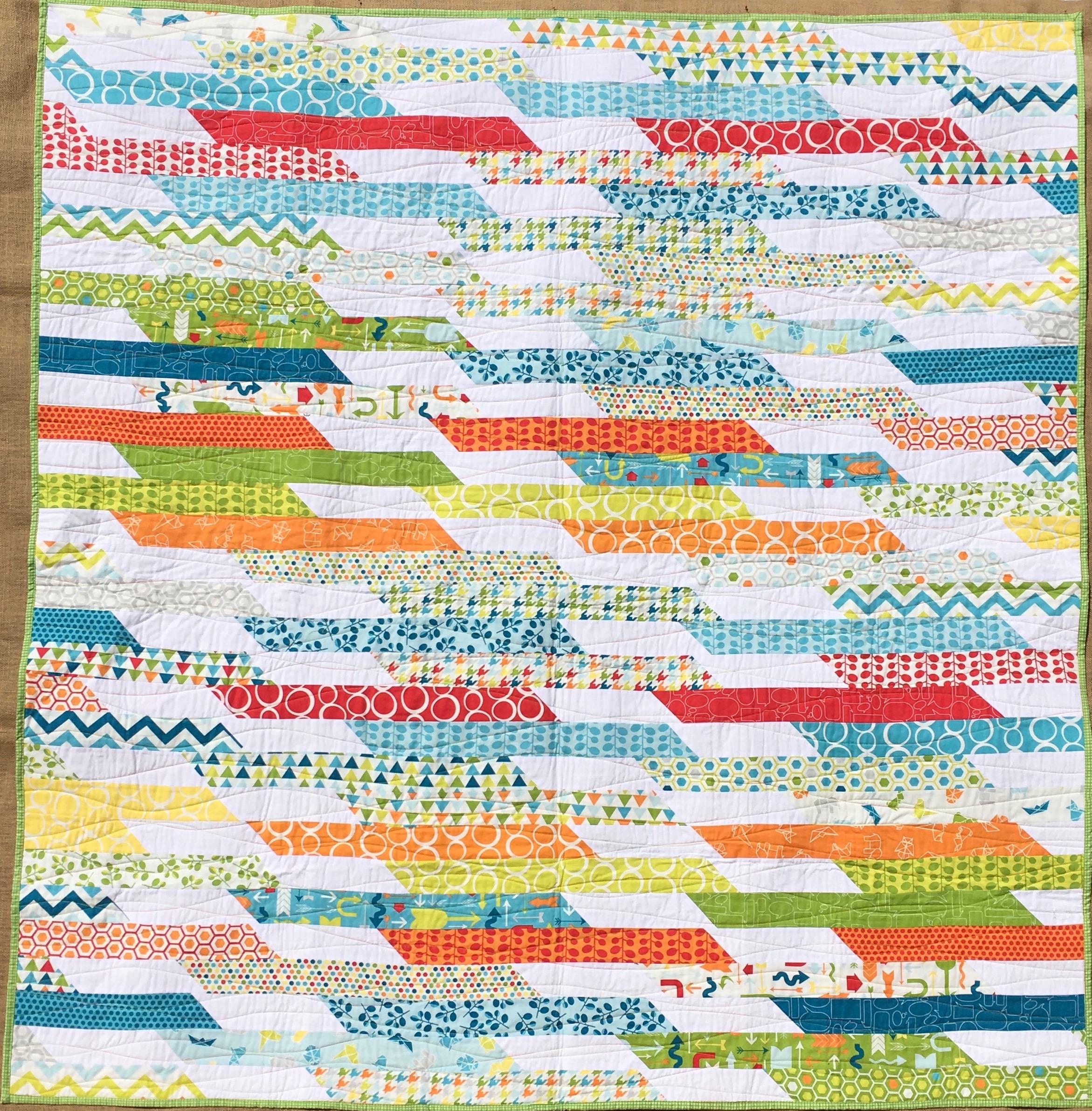 Jelly Roll Race 2 Quilt Digital Pattern - Etsy