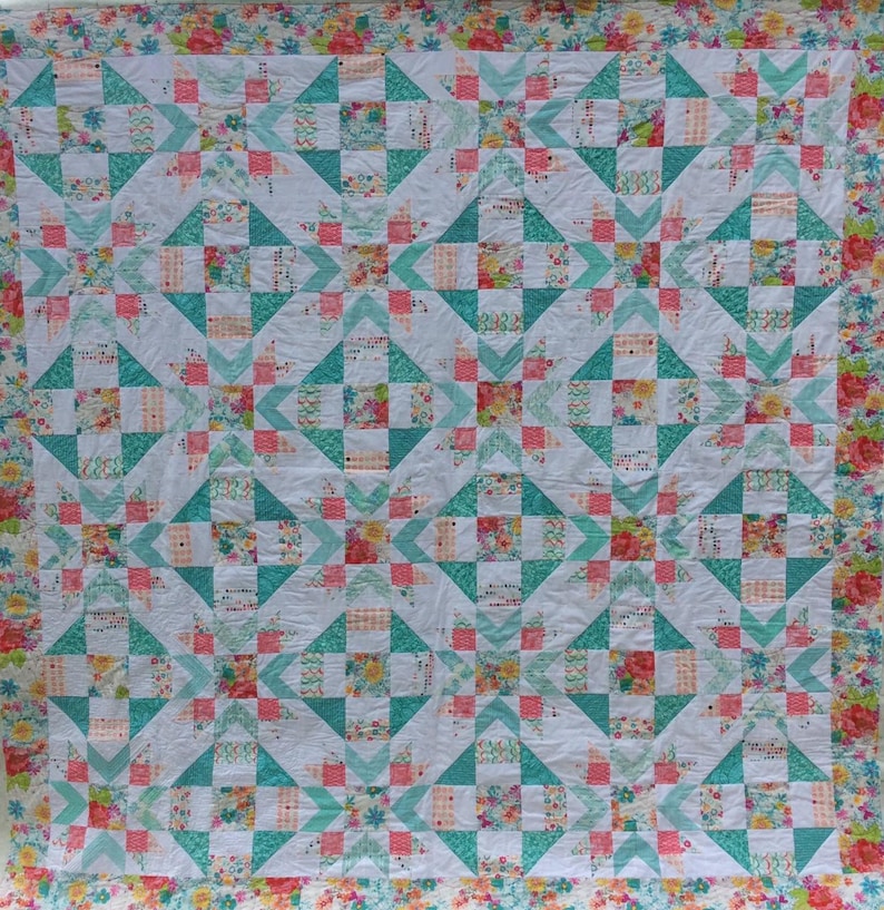Spring Fling Quilt Digital Pattern - Etsy