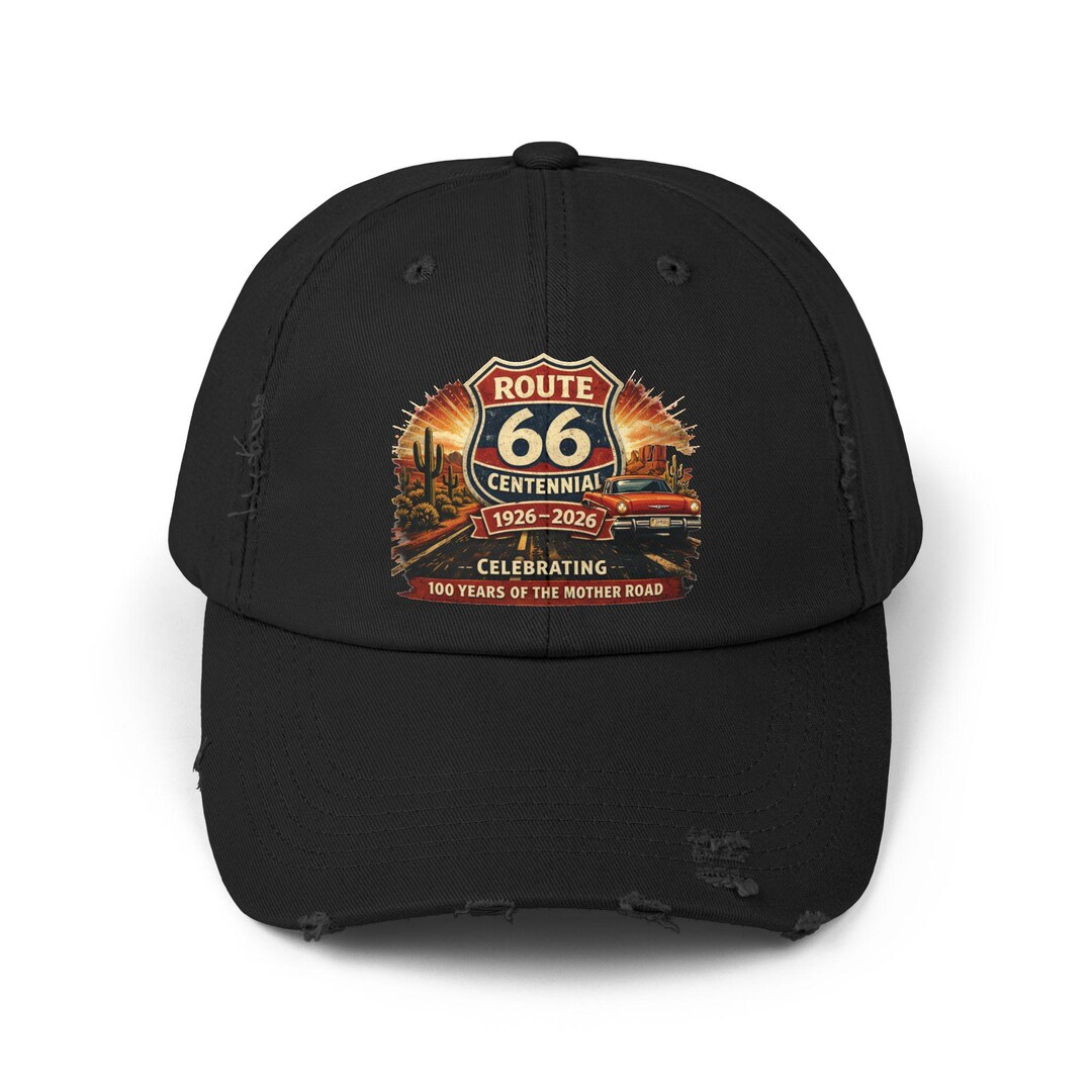 Route 66 Centennial 1926-2026 Cap | Vintage Road Trip Hat - Etsy