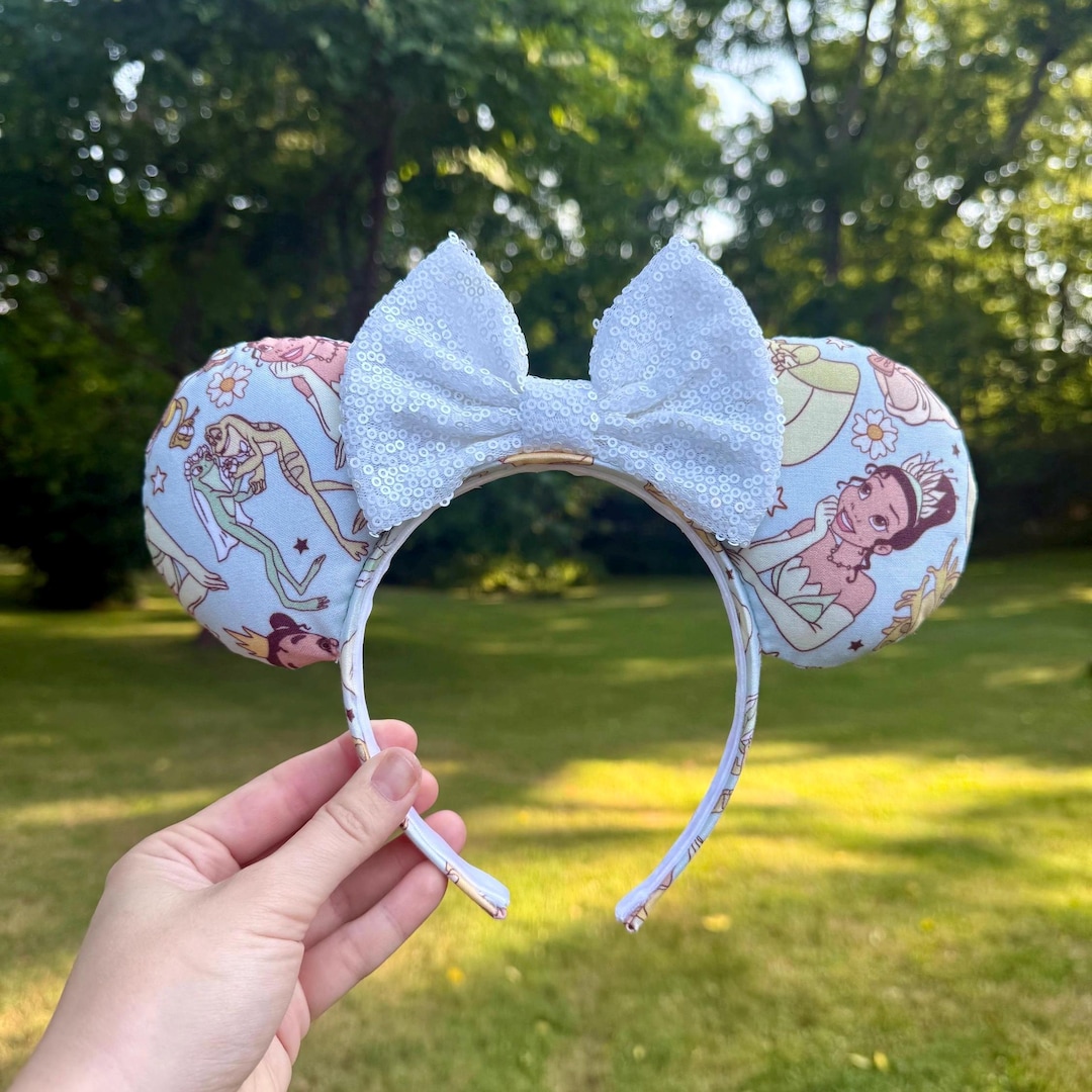 Magical Mouse Ears, Park Ears, the Princess and the Frog, Tiana Ears - Etsy