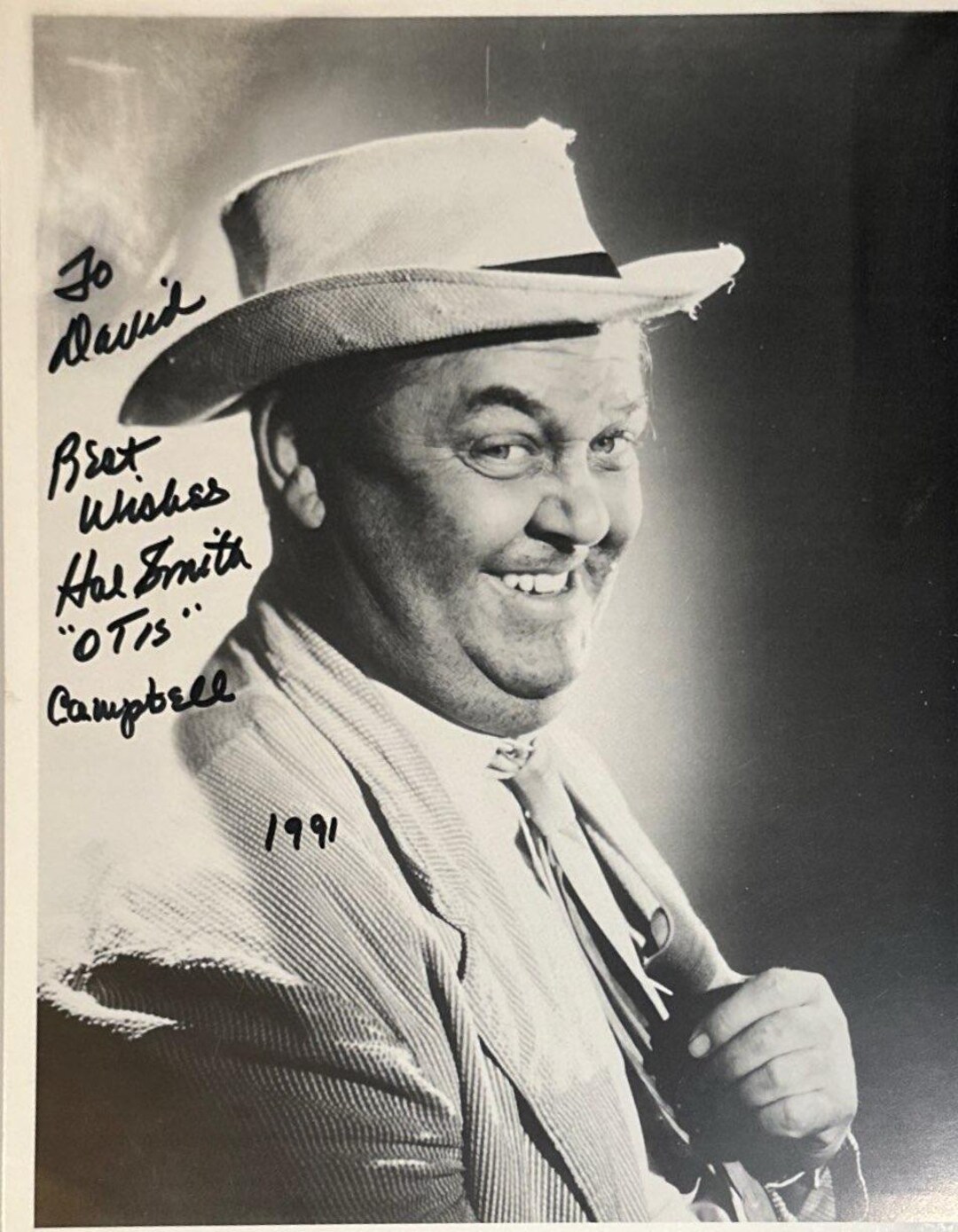 The Andy Griffith Show Signed Don Knotts Hal Smith Andy Griffith Cast ...