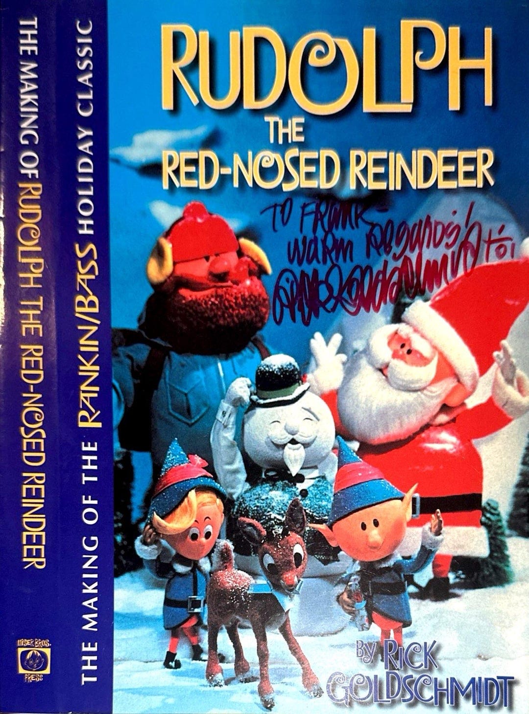 Rick Goldschmidt Actor Hand Signed Autograph Rudolph the Rednose ...