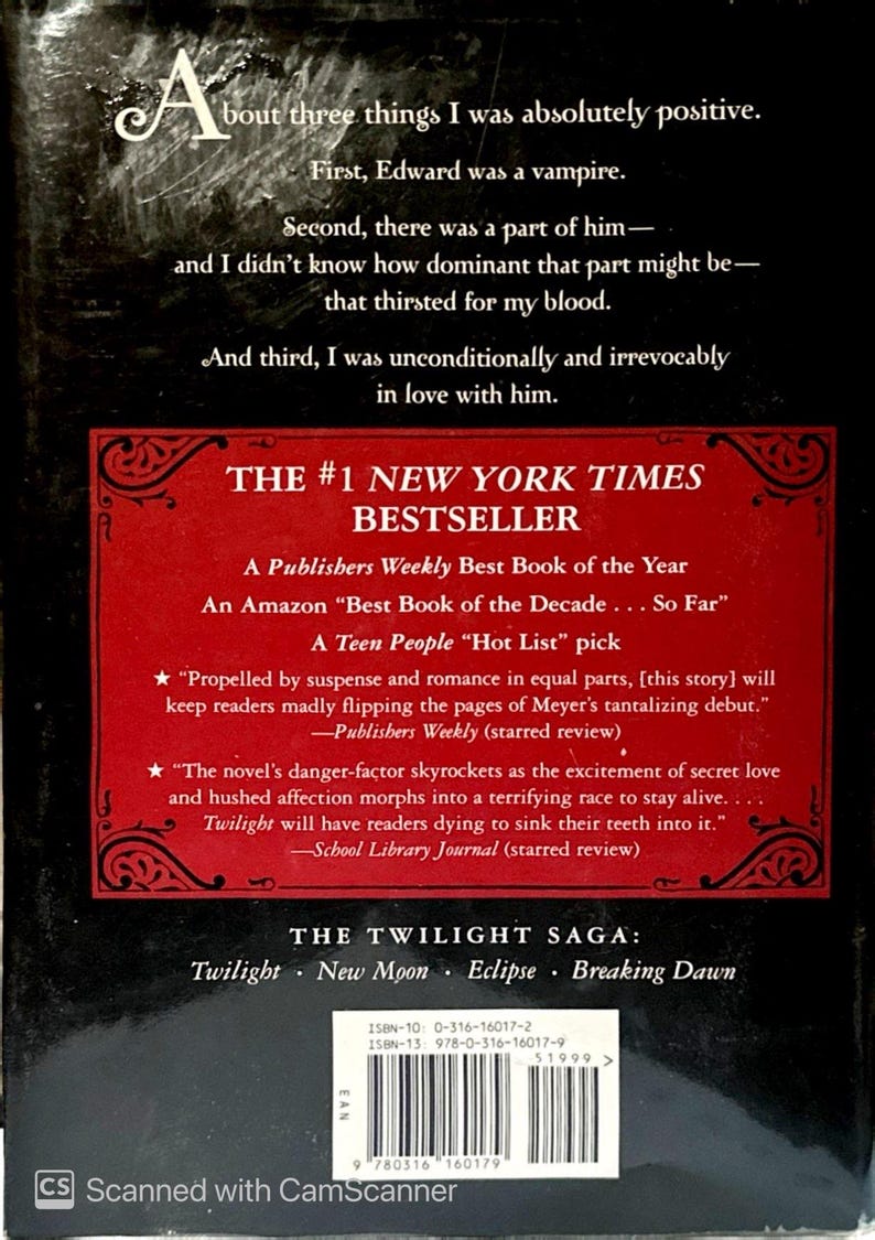 Kristen Stewart Autograph Twilight Signed Book, Twilight Gifts ...