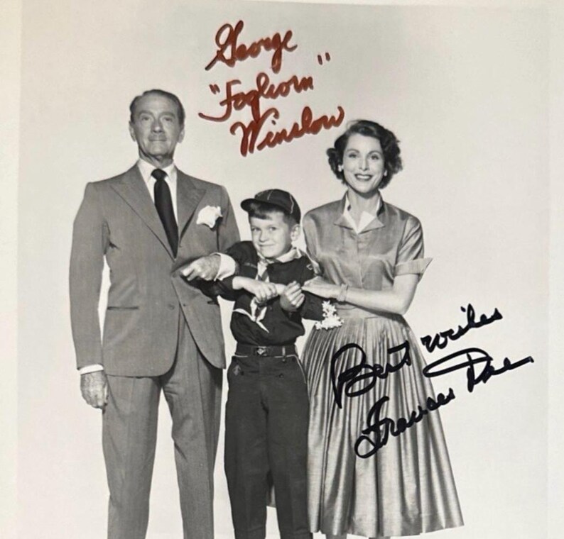 Geroge Winslow Frances Dee Clifton Webb Signed Mister Scoutmaster 8x10 ...