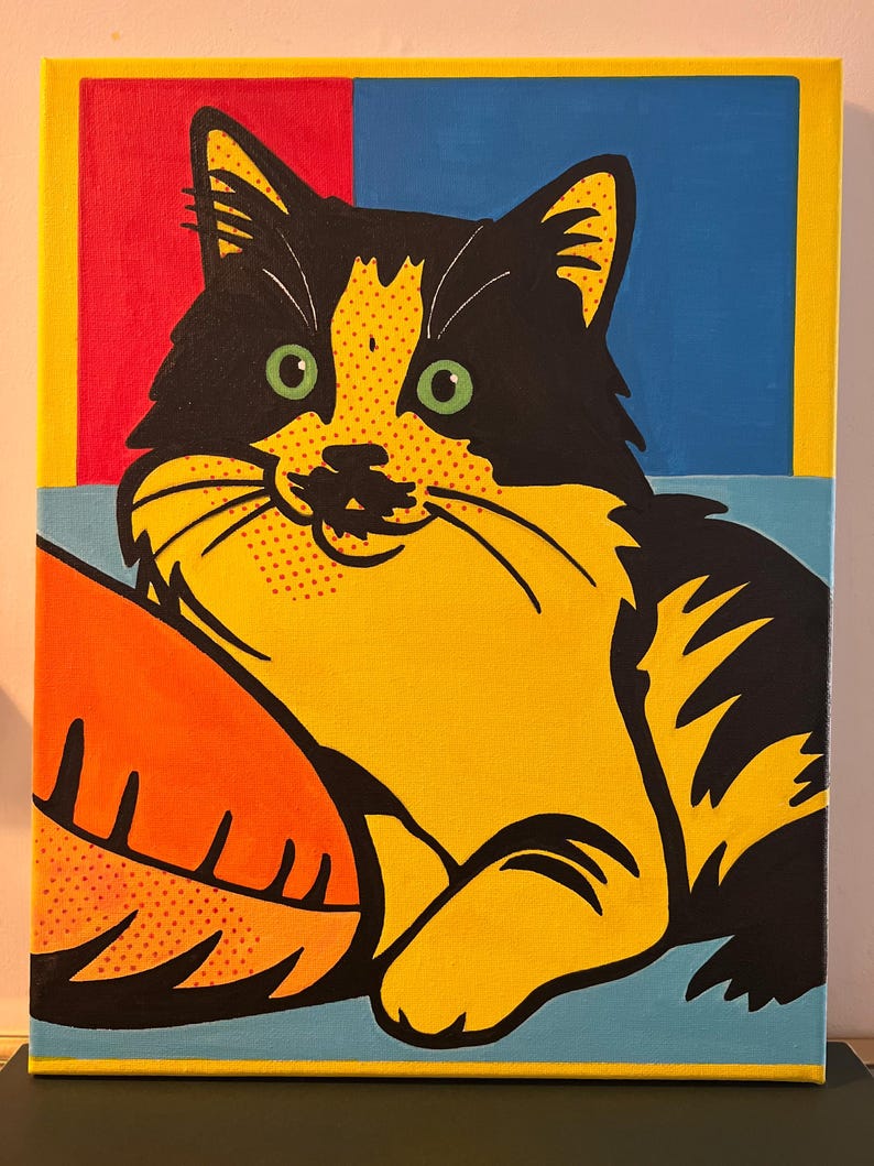 Custom Pet Pop Art Kit – DIY Painting Gift for Any Animal - Etsy