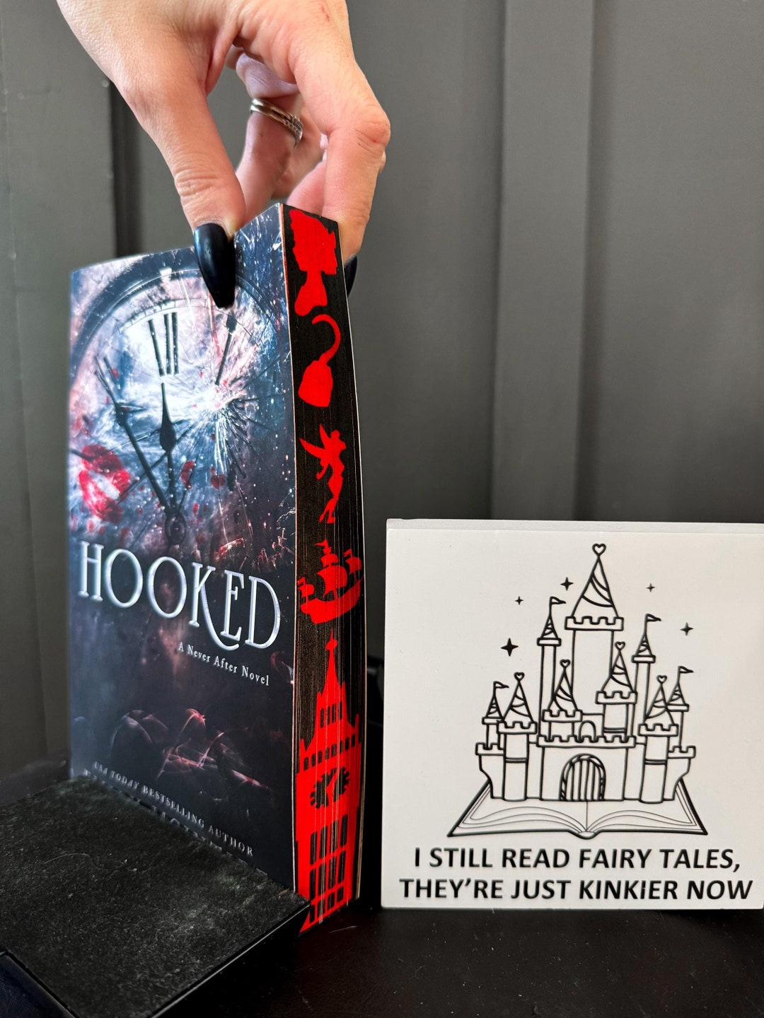 Hooked by Emily Mcintire With Custom Sprayed Edges - Etsy