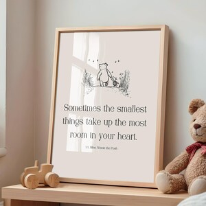 Classic Winnie the Pooh Nursery Art | Printable Nursery Wall Art ...
