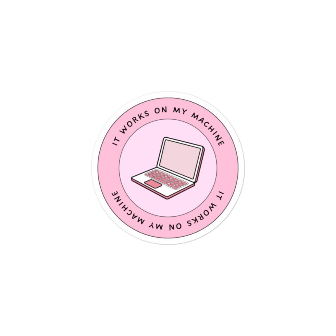 Programmer Laptop Sticker – Funny Developer Vinyl Decal for Coders and ...