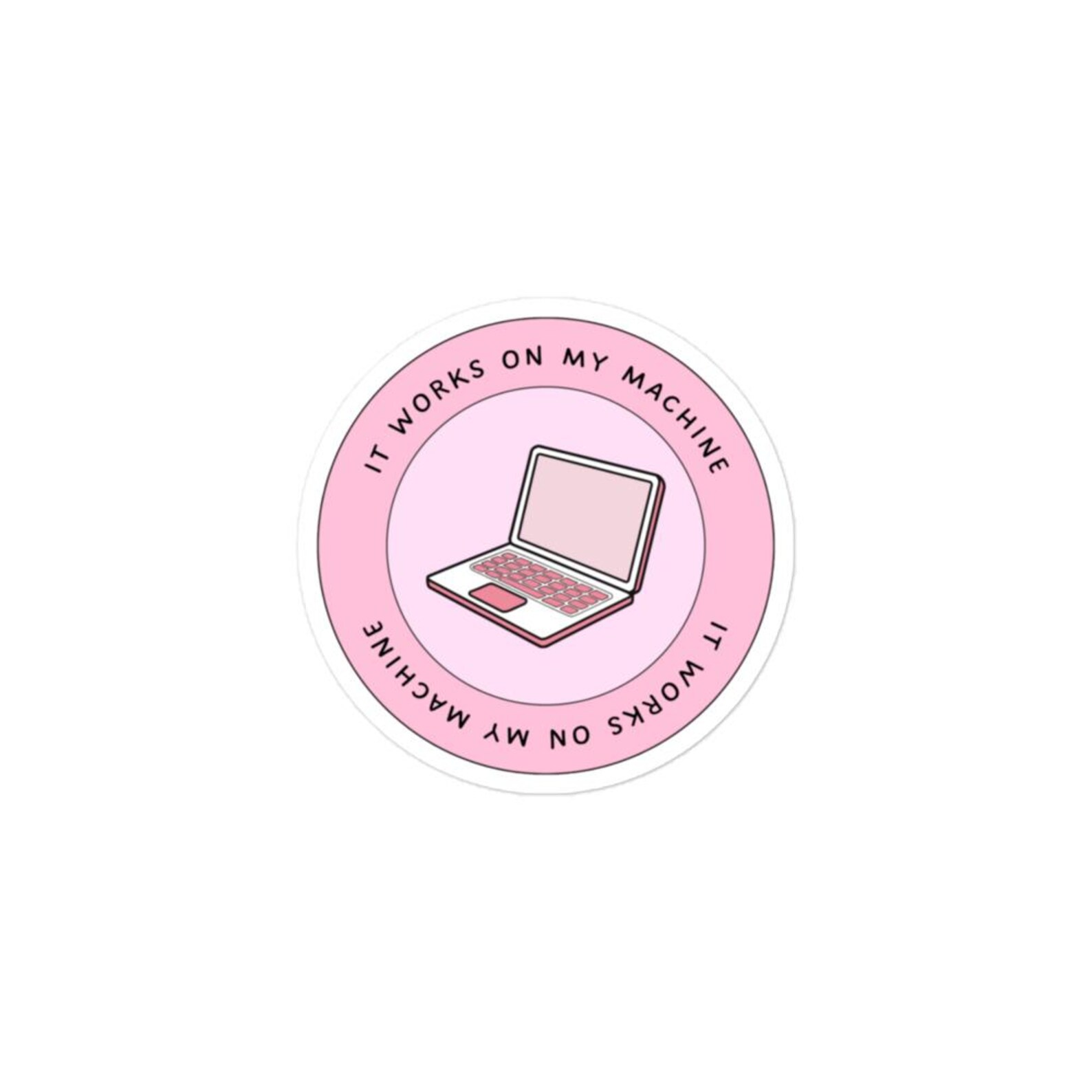 Programmer Laptop Sticker – Funny Developer Vinyl Decal for Coders and ...