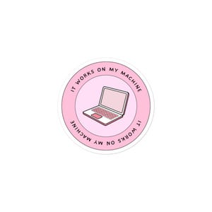 Programmer Laptop Sticker – Funny Developer Vinyl Decal for Coders and ...
