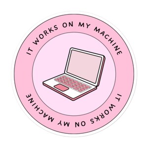Programmer Laptop Sticker – Funny Developer Vinyl Decal for Coders and ...