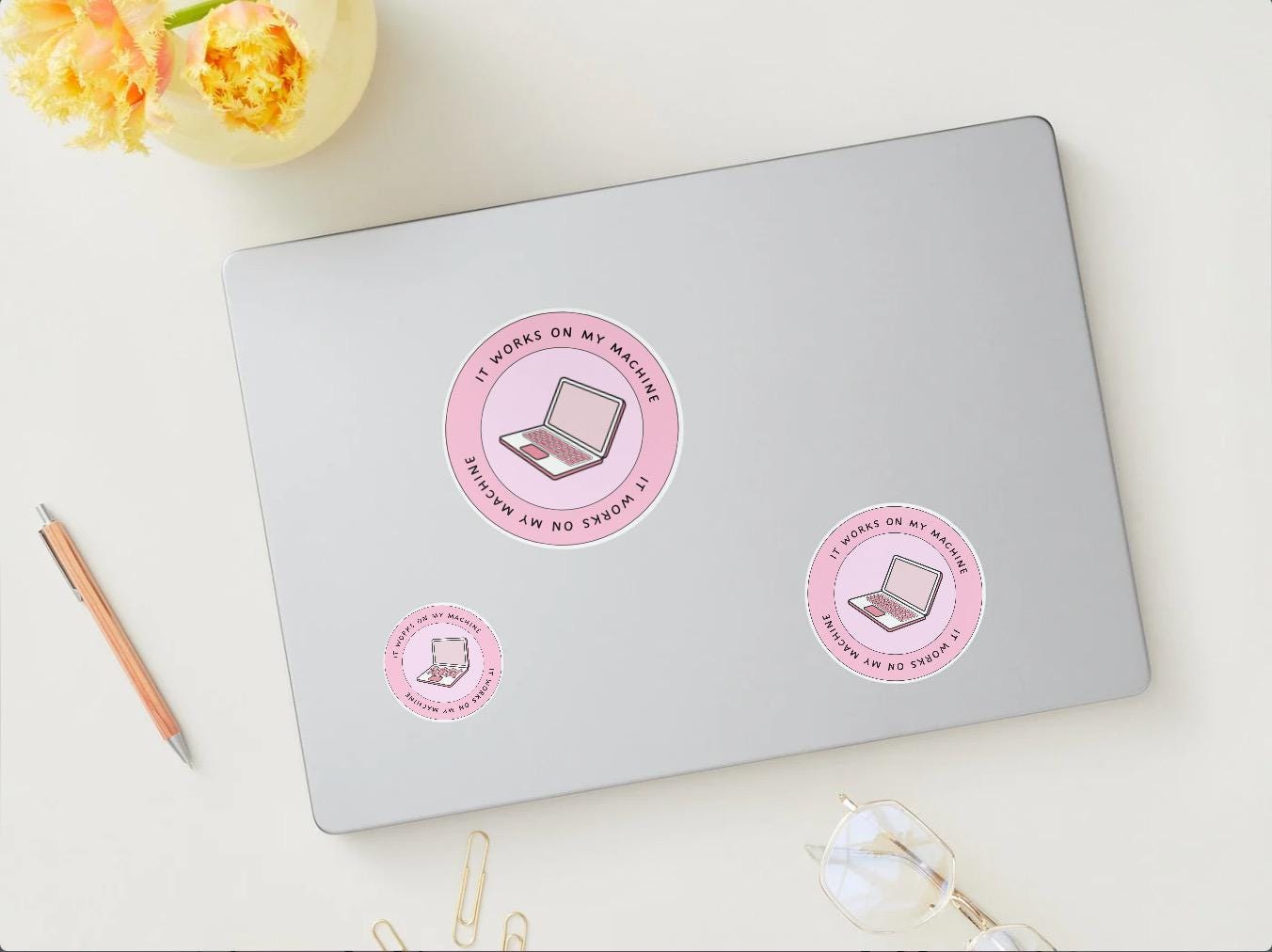 Programmer Laptop Sticker – Funny Developer Vinyl Decal for Coders and ...