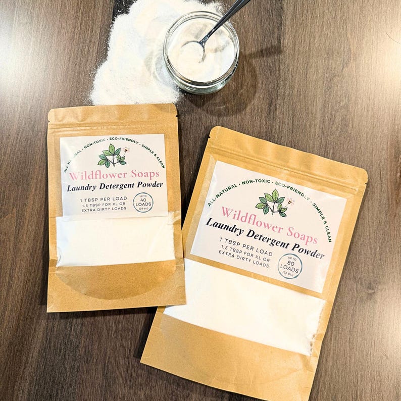 28oz - All Natural Laundry Detergent Powder – Vegan, He/septic Safe ...