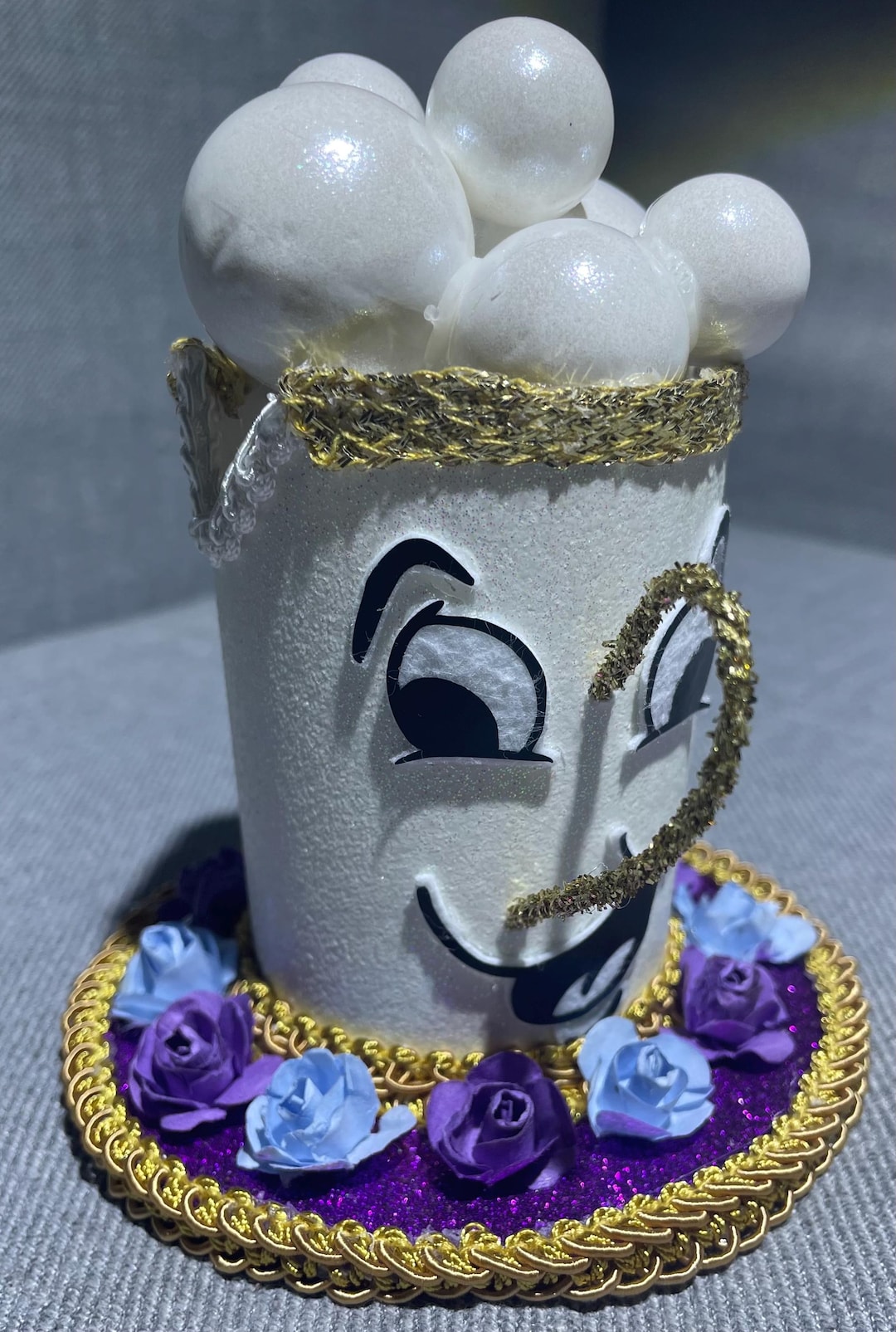 Mini Chip-inspired Hat – Handmade Disney-inspired Tea Party Fascinator ...