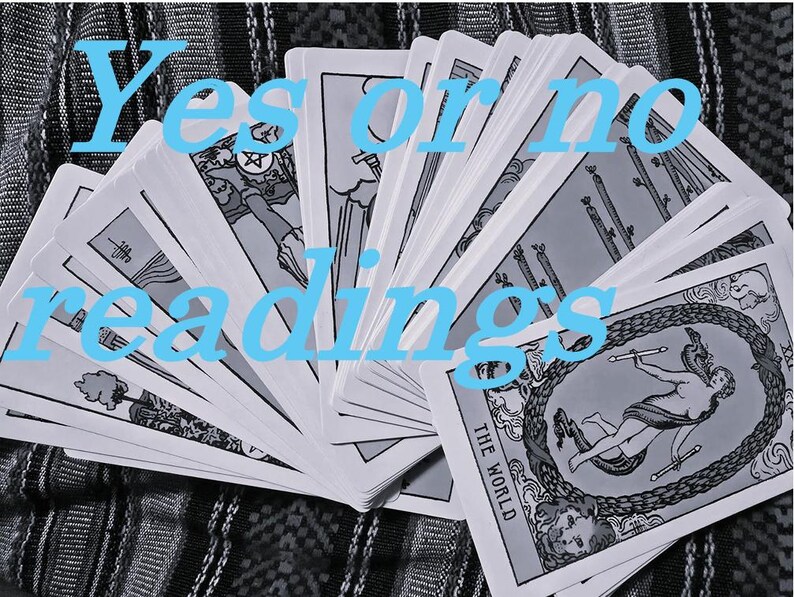 Single Card Draw for Yes or No Answers - Etsy