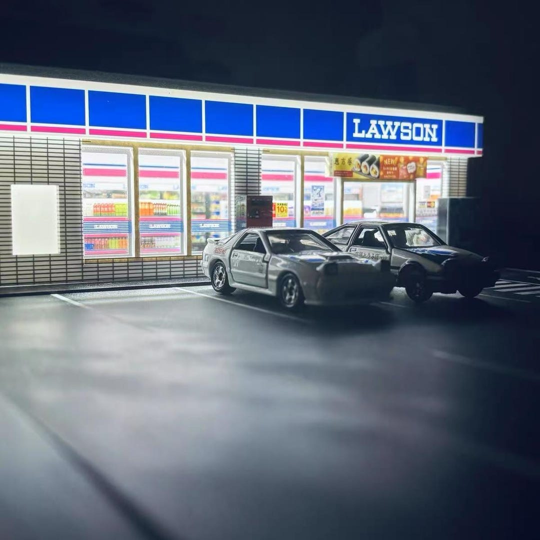 Create Your Own Miniature World - 1:64 Lawson Convenience Store Diorama ...