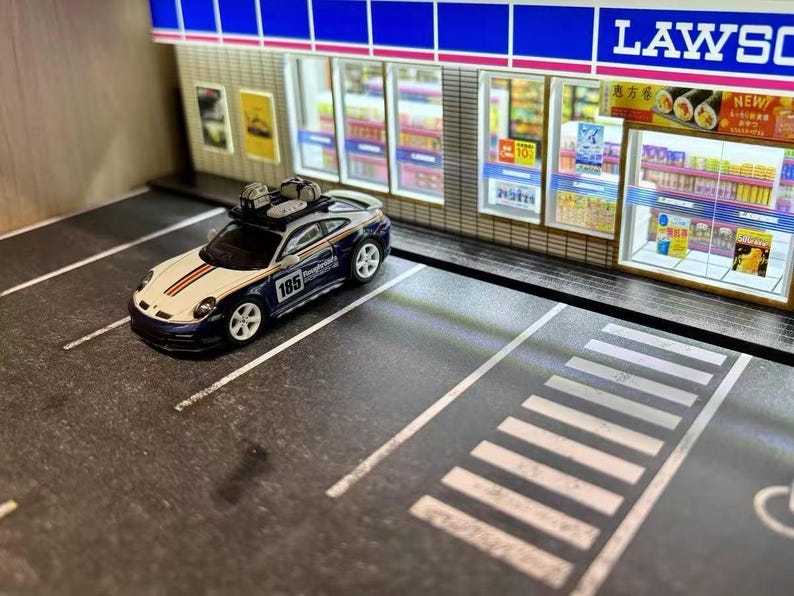 1:64 Miniature Diorama | Lawson Convenience Store | HO Scale Building ...