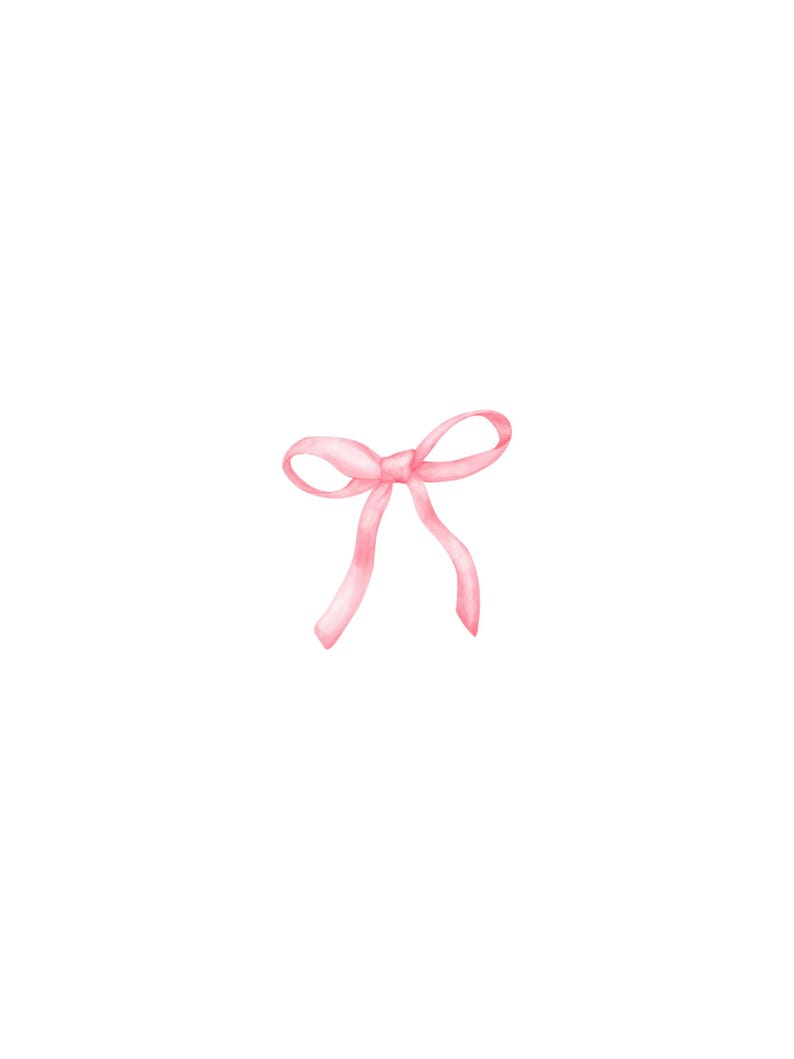 Pink Bow Aesthetic Wall Art | Digital Download for Prints, Decor ...