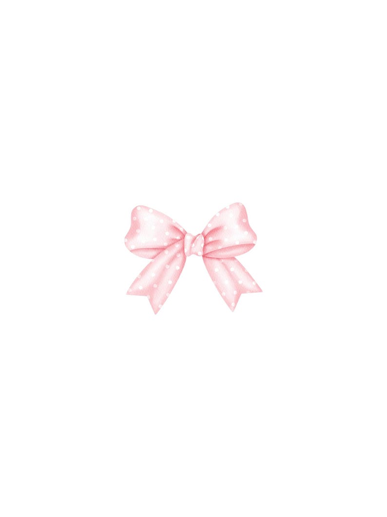 Pink Bow Aesthetic Wall Art | Digital Download for Prints, Decor ...