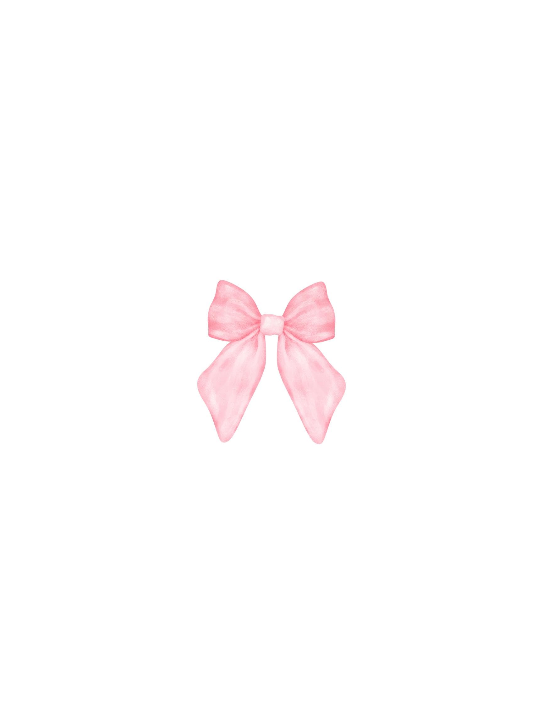 Pink Bow Aesthetic Wall Art | Digital Download for Prints, Decor ...