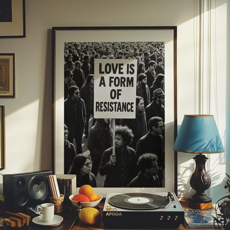 Protest Wall Art, Feminist Wall Art, Vintage Print, Political Wall Art ...