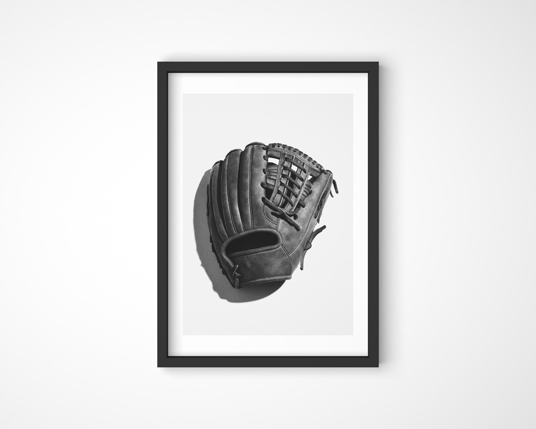 Baseball Prints, Baseball Glove Print, Baseball Art, Sports Wall Art ...