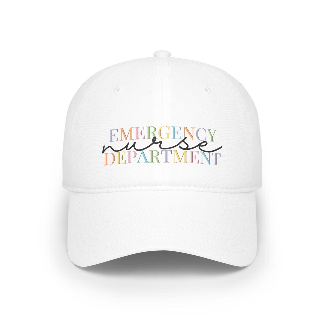 Emergency Department Nurse Baseball Hat, Gift for ER Nurses, Healthcare ...