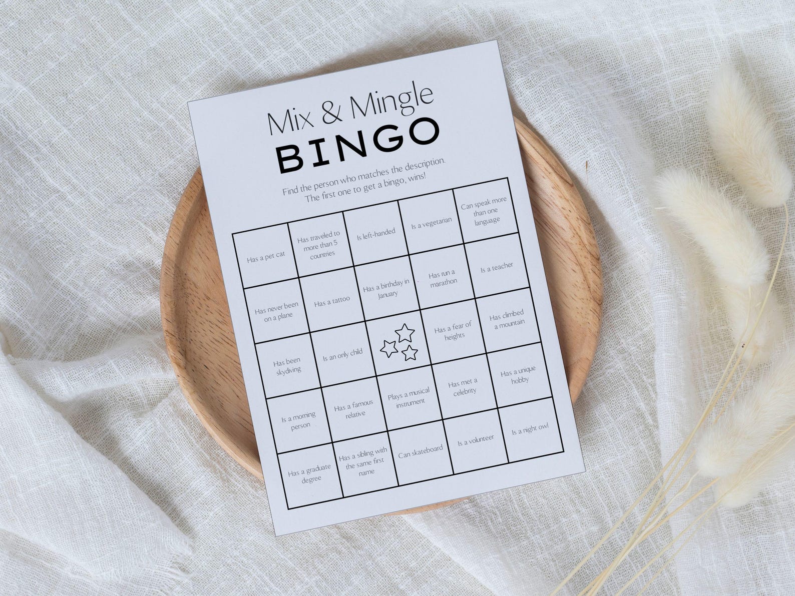 Mix & Mingle Networking Bingo, Ice Breaker Game for Networking and Team ...