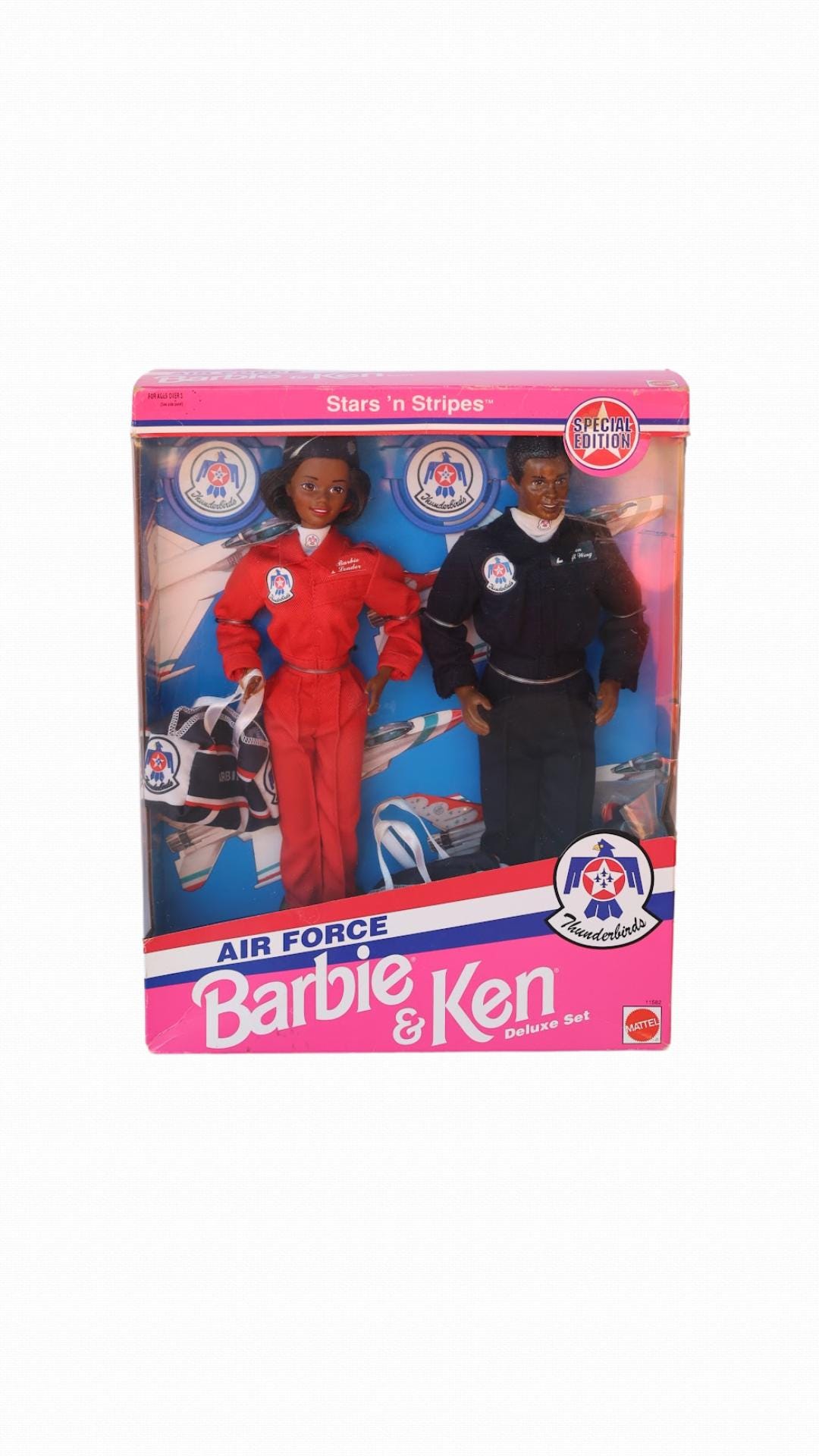 1993, Air Force Barbie & Ken Dolls, African American, Vintage Mattel ...