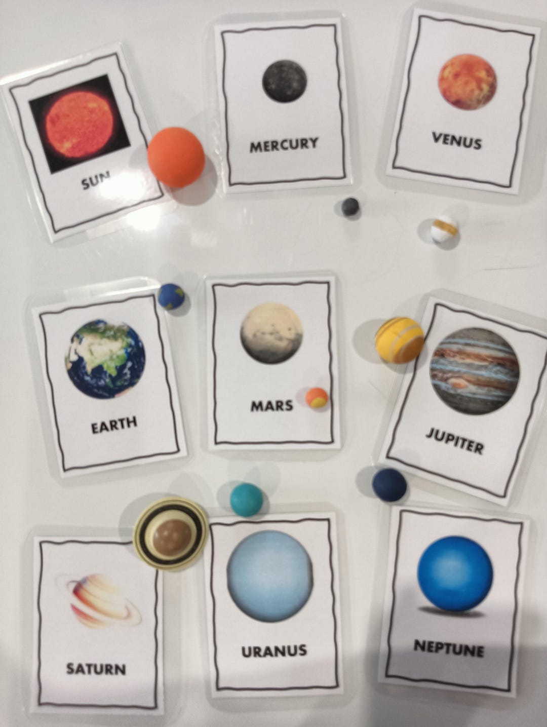 Solar System Matching Set - Cards & Figurines - Etsy