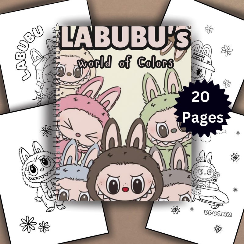 Labubu Printable - Etsy