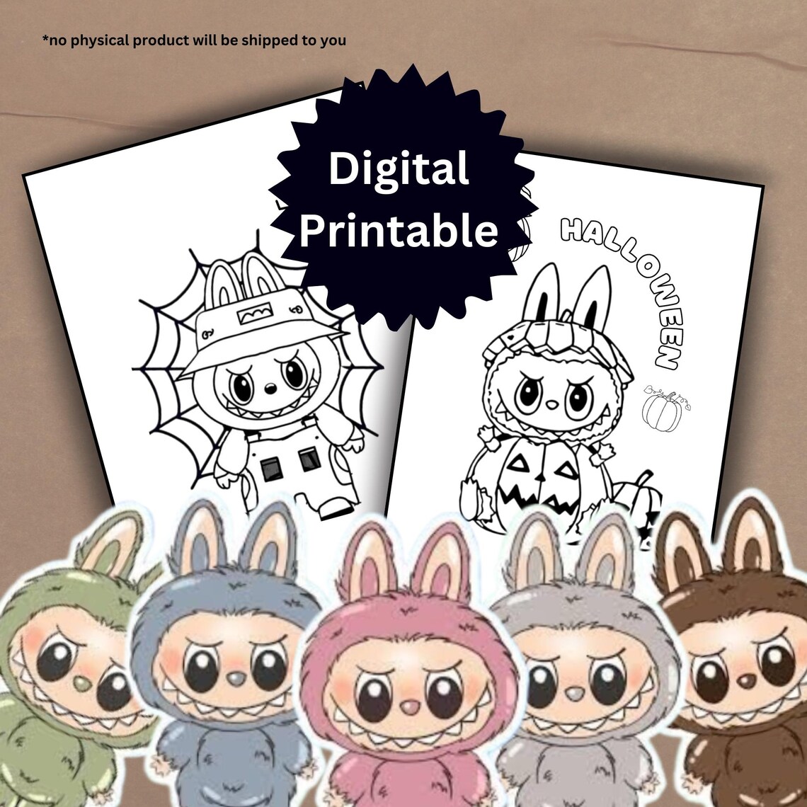 Labubu Coloring Fun - Cute Labubu Illustration - Fun Coloring Pages ...