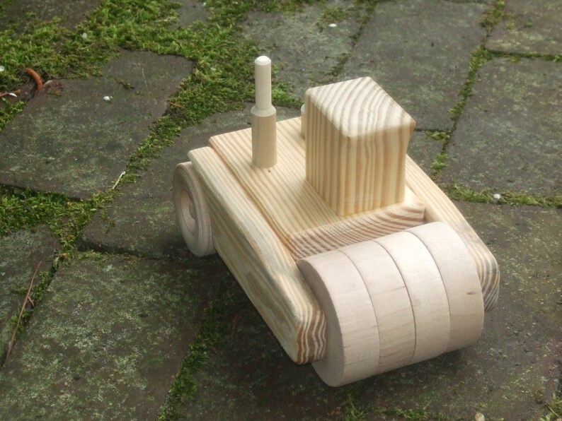 Wooden Toy Steamroller in the Wee Size - Etsy