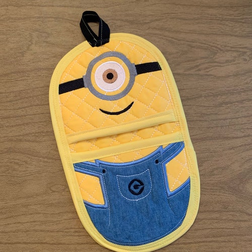 Minion Keychain Inspired Yellow Helper Keychain 1 Eyed | Etsy